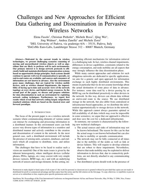 Pdf Challenges And New Approaches For Efficient Data Gathering And Dissemination In Pervasive