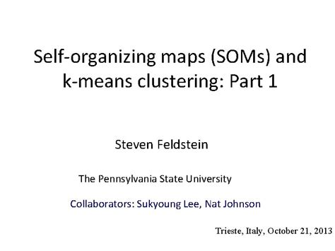 Selforganizing Maps Soms And Kmeans Clustering Part 1