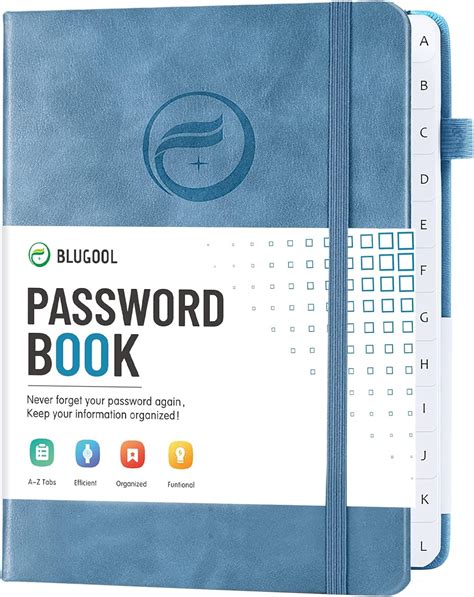 Password Book With Alphabetical Tabs Hardcover Password