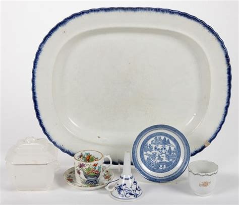 Assorted Ceramic Articles Lot Of Seven Sold At Auction On 5th March