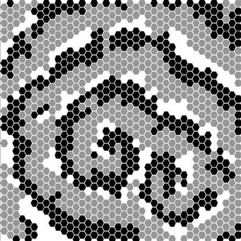 6 a spiral wave pattern on a hexagonal grid excitable cells white