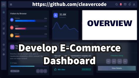 E Commerce Dashboard Overview Bangla Django E Commerce Cleavercode