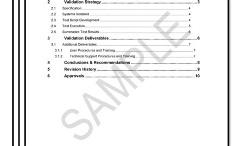 Validation Report Template Inside Template For Summary Report 10