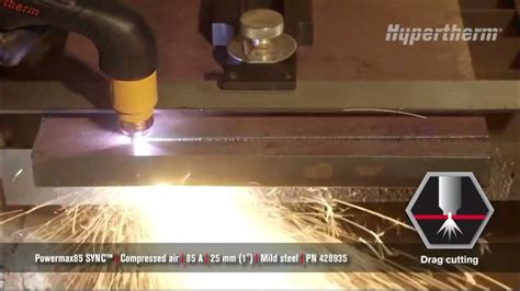 Powermax 85 Sync Para Corte Manual Hypertherm Youtube