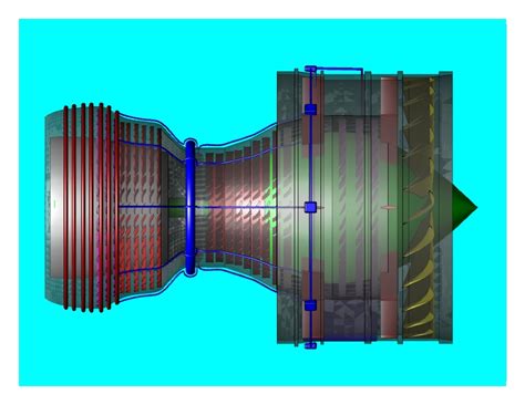 Bypass Ratio Turbo Fan 3d 3ds