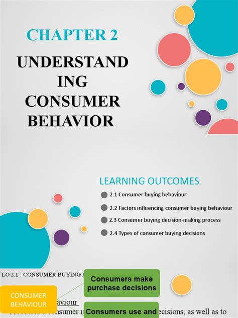 Chapter 2 Understanding Consumer Behaviour Pdf Behavior Consumer Behaviour