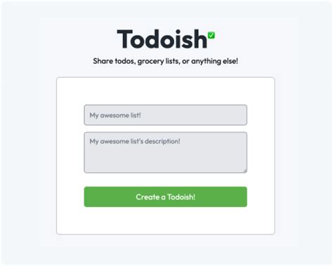 Github Brettkolodny Todoish A Sharable Todo List Built With Elixir