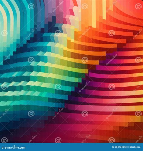 Vibrant Abstract Patterns Inspired By Data Visualization Stock Illustration Illustration Of