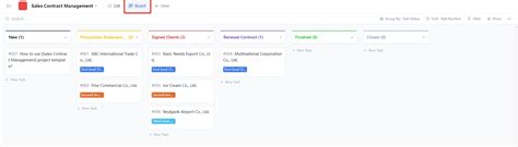 Sales Contract Management Template Freshsales