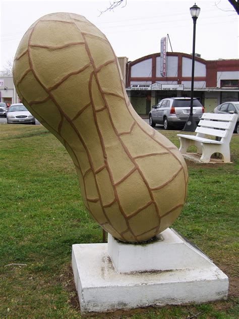 Giant Nut Statues