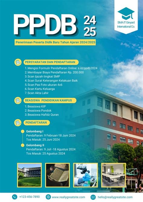 Gratis Desain Contoh Ppdb Canva
