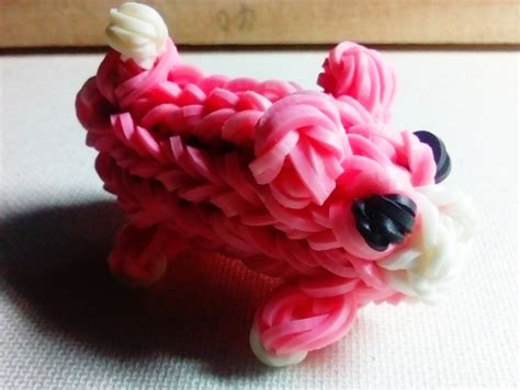 手工彩色橡皮筋编织 公仔笔套 装饰品（二） Vicki 19 站酷zcool