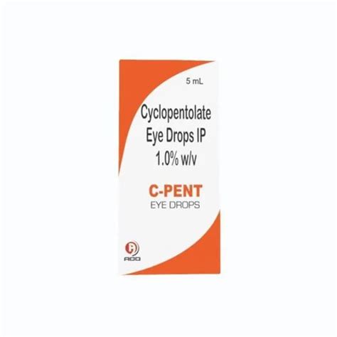 5ml Cyclopentolate Eye Drop Ip 1 0 W V At ₹ 58 Bottle Surat Id 2855797794330