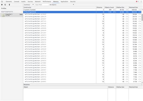 [performance] regexp uses undue amount of memory on chromium based