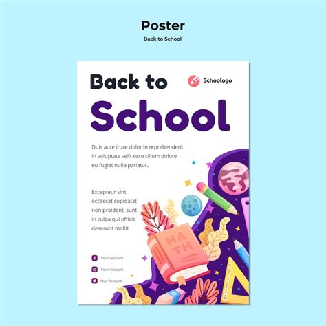 School Poster Templates Images Free Download On Freepik