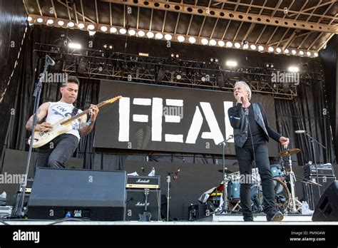 Chicago Illinois Usa 16th Sep 2018 Eric Razo And Lee Ving Of Fear During Riot Fest At