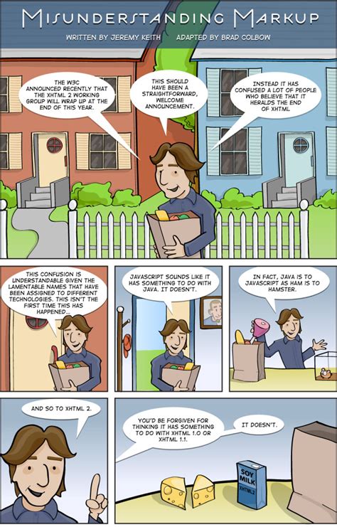 Misunderstanding Markup Xhtml 2html 5 Comic Strip — Smashing Magazine