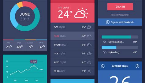 Flat Design Ui