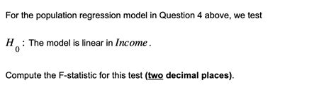 Estimate The Population Regression Model Testscore