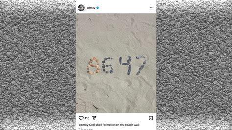 James Comey Posted The Numbers 8647 Youtube