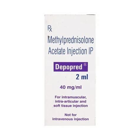 Depopred 40 Mg Injection Methylprednisolone Sodium Succinate For Injection At ₹ 80vial Depopred 40 Mg Injection Methylprednisolone Sodium Succinate For Injection At ₹ 80vial