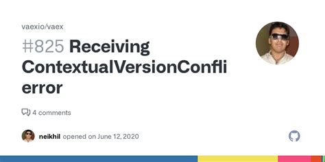 Receiving Contextualversionconflict Error · Issue 825 · Vaexiovaex