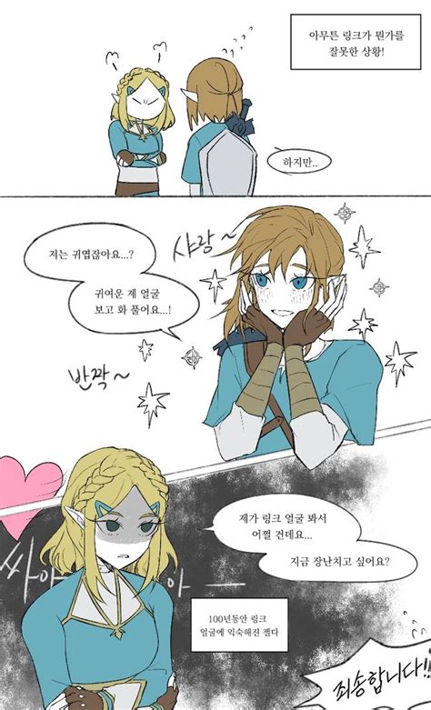 참찌 On X 캐릭터 일러스트 젤다의 전설 만화