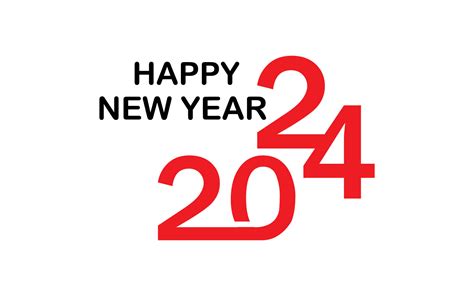 Happy New Year 2024 Logo And Symbol Graphic By Dedeparsiadin