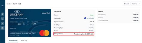 How To Locate A Cards Billing Address And Zip Code User Linkbank