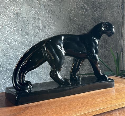 Art Deco Panther Sculpture France 1938 For Sale At 1stdibs