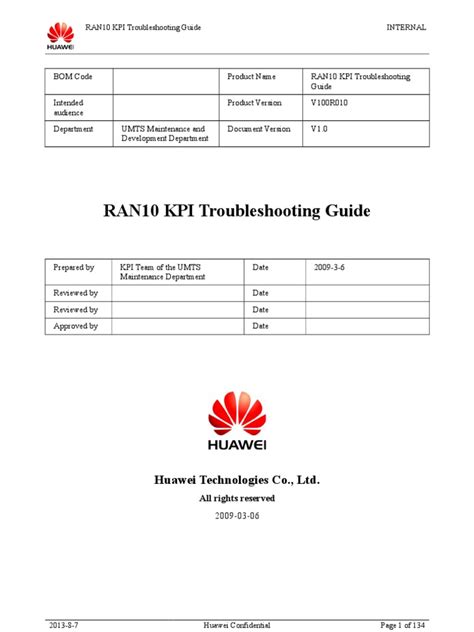3g Kpi Troubleshooting Pdf High Speed Packet Access Network Congestion