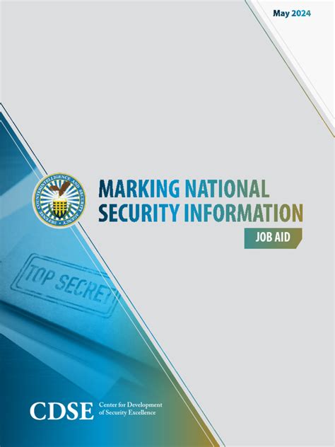 Marking National Security Information Pdf Classified Information In The United States