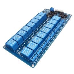 Módulo relé de 16 canales 5 12V compatible con Arduino