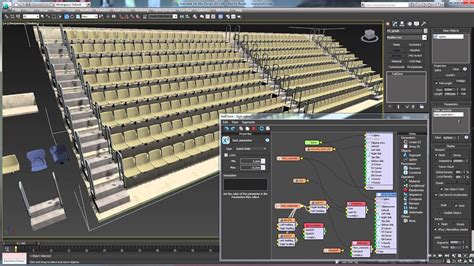 Demo Creating Stadium Seating With Railclone And 3ds Max Youtube