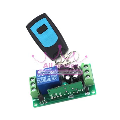 DC 12V Decoder Control Momentary Toggle Latch Multifunction Relay Remote Switch Module In