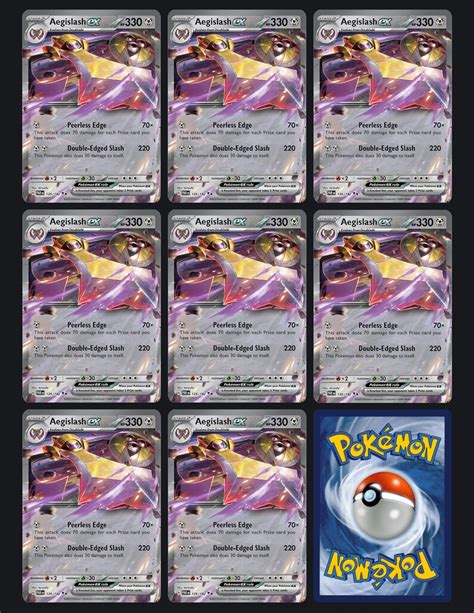 9 Card Custom Pokémon Set Uncut Sheet Replica Any Non Holo Etsy