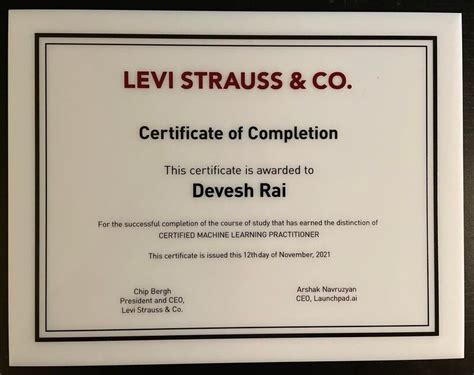 Levistrauss Devesh Rai