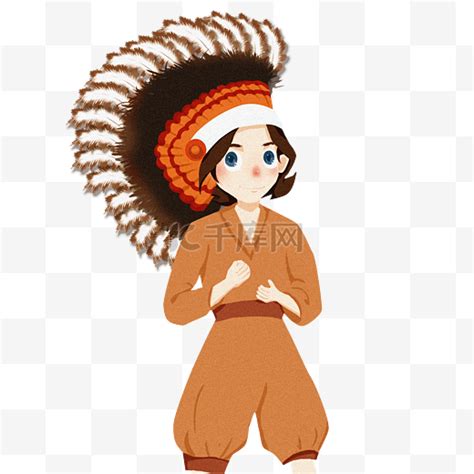 印第安女孩图片 印第安女孩图片素材免费下载 千库网