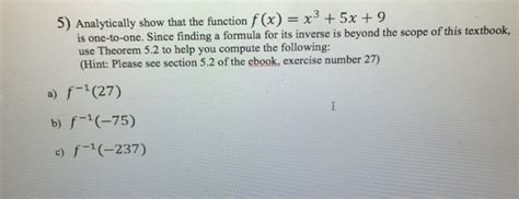 Solved Analytically Show That The Function F X X Chegg