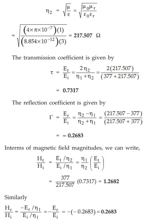 Reflection Of Uniform Plane Waves Electromagnetic Waves