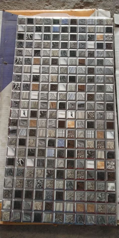 Aamphaa Ceramic Mosaic Gold Leaf Wall Tiles Size 60x120 Cm Rs 400