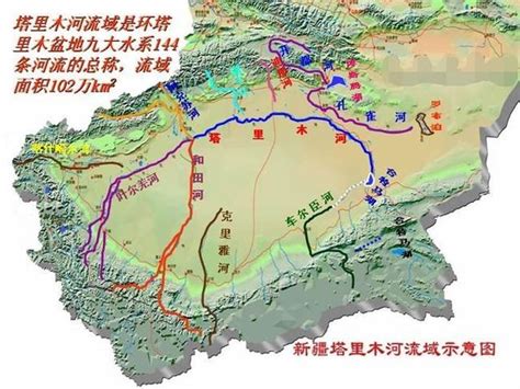 流域面积超 万km²的塔里木河曾断流 年如今造就一个大湖 哔哩哔哩