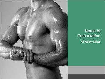 Sexy Macho Body PowerPoint Template Backgrounds Google Slides ID