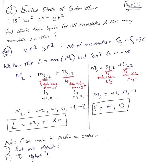 Chemistry For Csir Net Gate And Explains Term Symbols And Selection Rule Of Electronic Transition