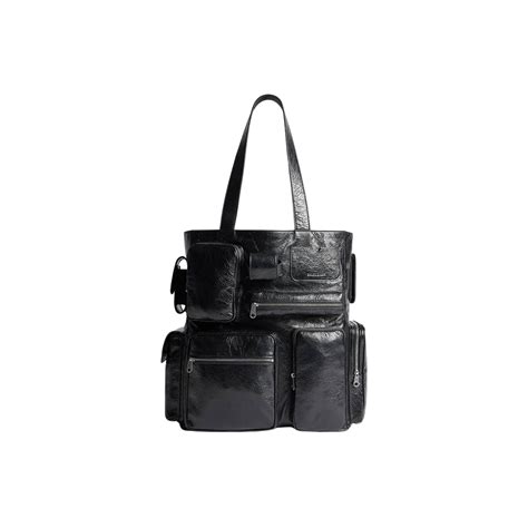 발렌시아가 슈퍼비지 사우스 백 블랙 Balenciaga Kream