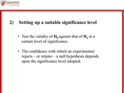 statistical inference concept procedure of hypothesis testing ppt