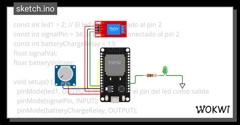 Voltagereading Wokwi Esp32 Stm32 Arduino Simulator