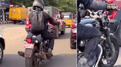 Royal Enfield Interceptor 750 Spied Testing Auto News News9live