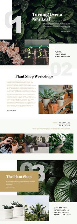 Plants Website Templates Nicepage