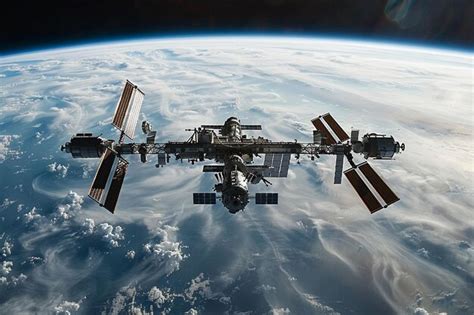 Premium Photo Against The Backdrop Of The Earths Curvature A Spa Generative Ai